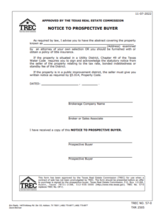 Real Estate Forms – Land Over Texas