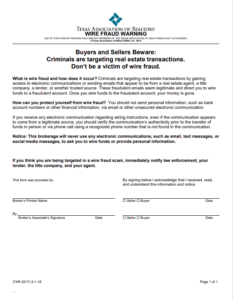 Real Estate Forms – Land Over Texas