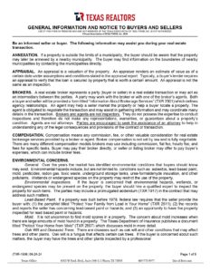 Real Estate Forms – Land Over Texas